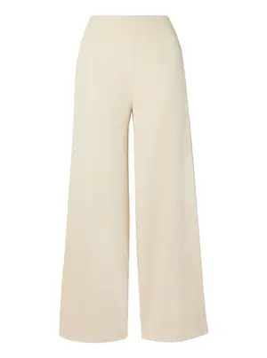 Loro Piana Beirut Cashmere And Silk-blend Pants - Neutrals