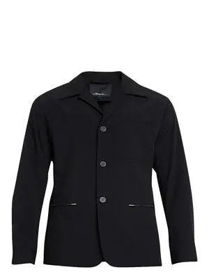 3.1 Phillip Lim Zip-pocket Work Jacket - Black