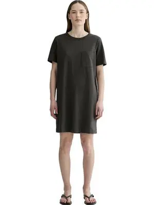 Everlane Organic Cotton T-shirt Dress - Washed Black