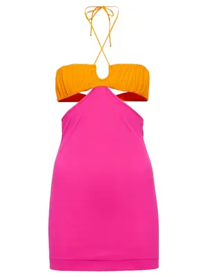 NENSI DOJAKA Cutout Mini Dress - Pink