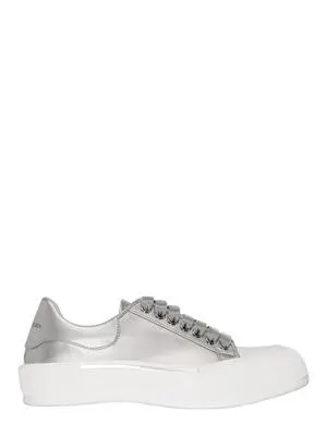 ALEXANDER MCQUEEN Deck Plimsoll Low-Top Sneakers