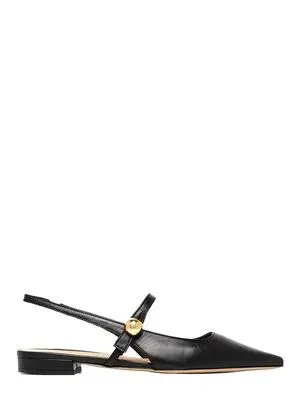MADISON MAISON Slingback Ballerina Shoes - Black