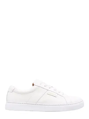 BILLIONAIRE Leather Low-top Sneakers - White