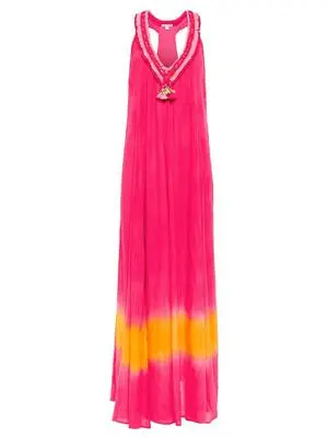 Poupette St Barth Nava Tie-dye Maxi Dress - Pink