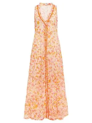 Poupette St Barth Nana Floral Maxi Dress - Multicoloured