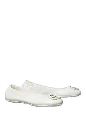 Tory Burch Tory Burch Minnie Travel Ballet Flats Gardenia