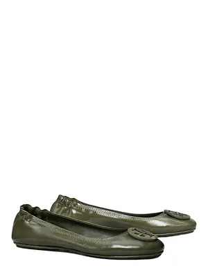 Tory Burch Tory Burch Minnie Travel Ballet Flats Moss