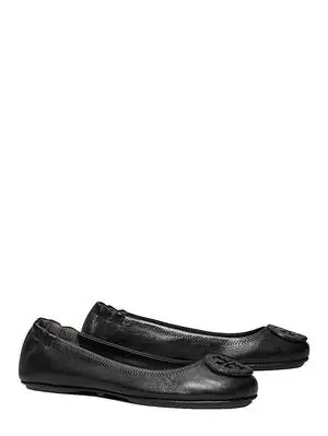 Tory Burch Minnie Travel Ballet Flats - Perfect Black