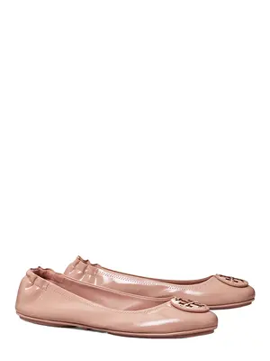 Tory Burch Tory Burch Minnie Travel Ballet Flats Vintage Mauve