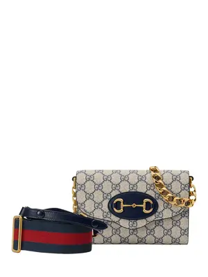 Gucci Horsebit 1955 Mini Shoulder Bag Blue