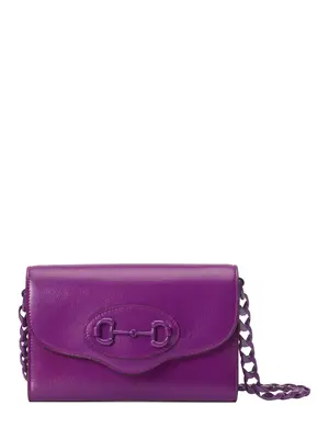 Gucci Horsebit 1955 Mini Shoulder Bag Purple