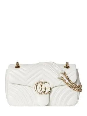 Gucci GG Marmont Medium Shoulder Bag White