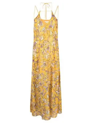 PATRIZIA PEPE Patrizia Pepe Floral-Print Silk Blend Midi Dress