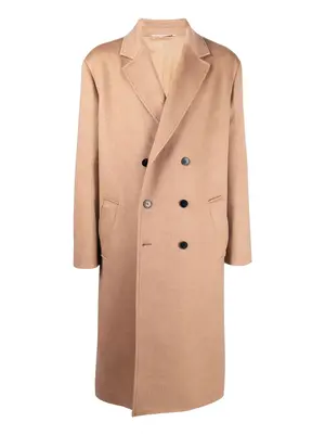Valentino Garavani Wool Double-breasted Coat - Neutrals