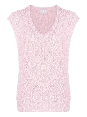 SALVATORE FERRAGAMO Knitted Bouclé Top