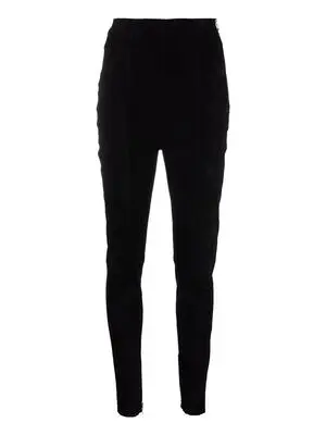 Balmain High-waisted Trousers - Black