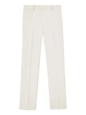 Off-White Straight-leg Tailored Trousers - White