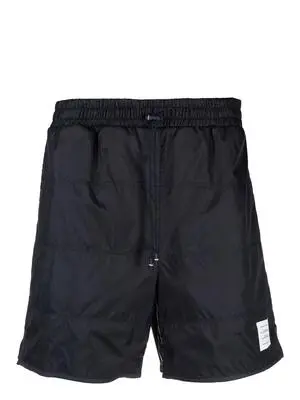Thom Browne Ripstop Track Shorts - Black