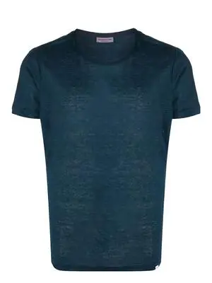 Orlebar Brown Round-neck Design T-shirt Blue