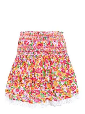 Poupette St Barth Galia Floral Mini Skirt - Multicoloured