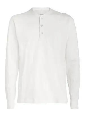 RAG & BONE Cotton Henley T-shirt