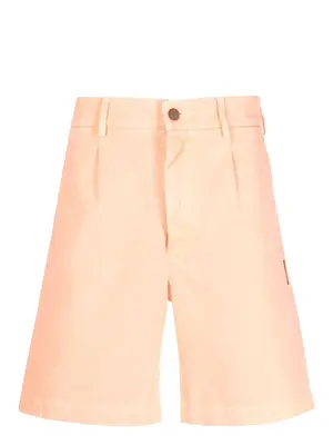 Palm Angels Cotton-twill Bermuda Shorts - Orange