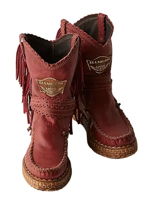 EL VAQUERO Arya Mocc Boots - Wash Bordo