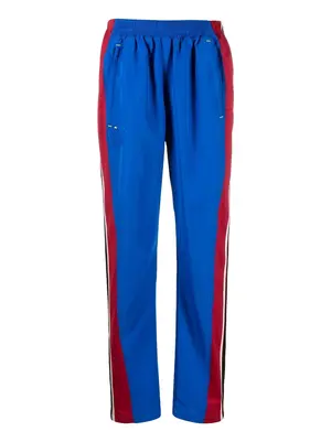 Colville Upcycled Cigarette-cut Track Pants - Blue
