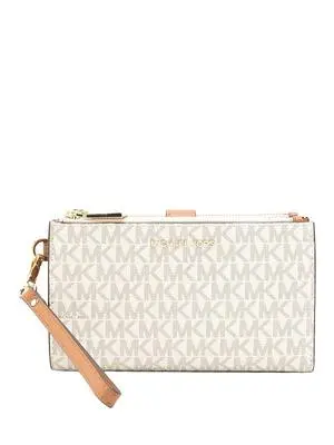 Michael Kors Jet Set Monogram Wallet - Neutrals