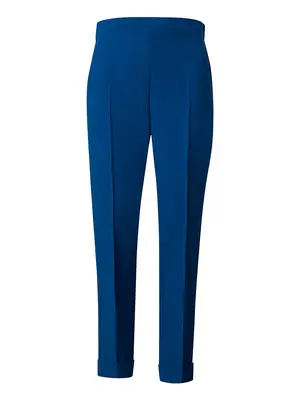 Akris Akris Chris Conical-Leg Crêpe Pants Medium Denim