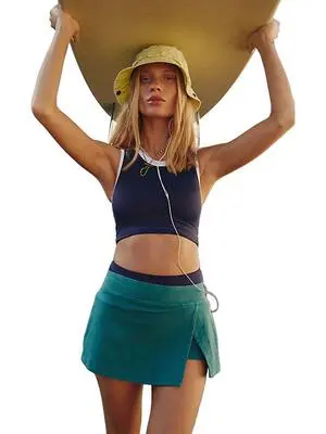 Free People FP Movement Hot Shot Mini Skort Endzone