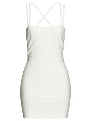 Herve Leger Bandage Mini Dress - Off-white