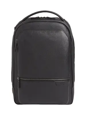 Tumi Grained Leather Bradner Backpack - Black