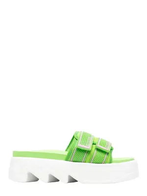 LE SILLA Poolside Platform Sandals - Green