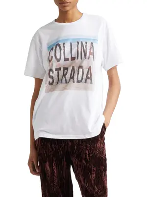 Collina Strada Collina Strada Oversize Graphic T-Shirt Horse Beach