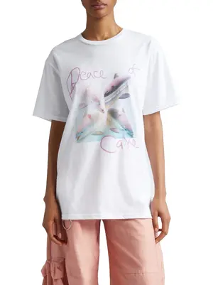 Collina Strada Collina Strada Oversize Graphic T-Shirt Peace Of Cake
