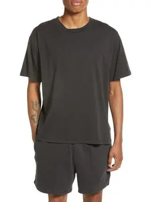 ELWOOD Core Oversize Organic Cotton Jersey T-shirt - Black