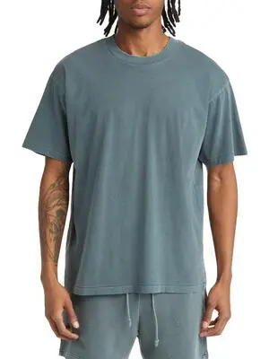 ELWOOD Core Oversize Organic Cotton Jersey T-shirt - Vintage Slate