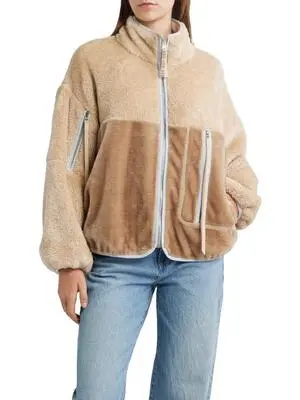 UGG Marlene Ii Fleece Jacket - Sandstone/ice Jam