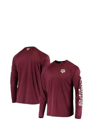 Columbia Texas A&m Aggies Terminal Tackle Long Sleeve T-shirt - Maroon
