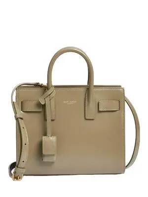 Saint Laurent Nano Sac De Jour Tote - Strong Moss