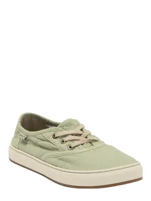 Sanuk Sanuk Avery Lace-Up Hemp Sneakers Washed Sage