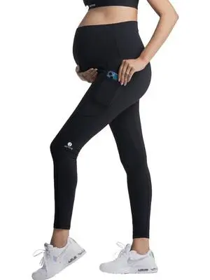 PREGGO LEGGINGS Sima Active High Waist Maternity/postpartum Leggings - Black