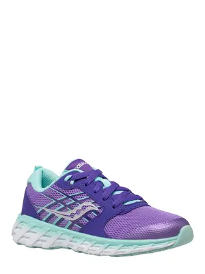 Saucony Saucony Wind 2.0 Water Repellent Sneaker Purple/turquoise