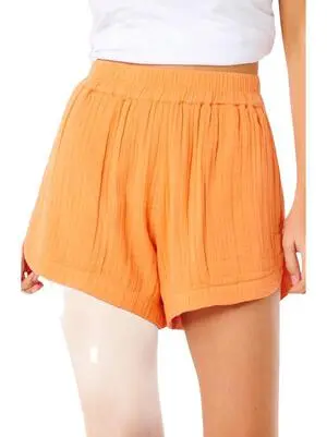 Rip Curl Premium Cotton Gauze Shorts - Light Orange