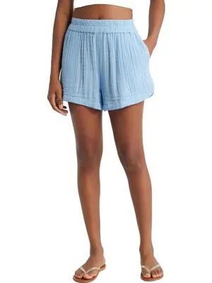 Rip Curl Premium Cotton Gauze Shorts - Mid Blue