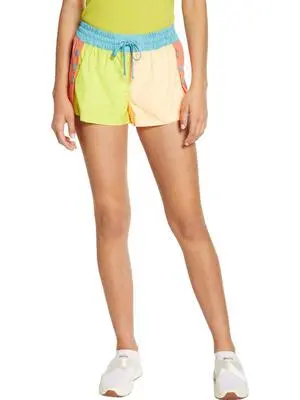 Free People Fp Movement Invigorate Shorts Lime Combo