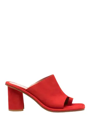 SCAROSSO Gwen 85mm Sandals - Red