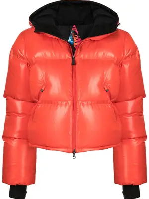 Aztech Mountain Aztech Mountain Minnie Nuke Suit Puffer Jacket Orange