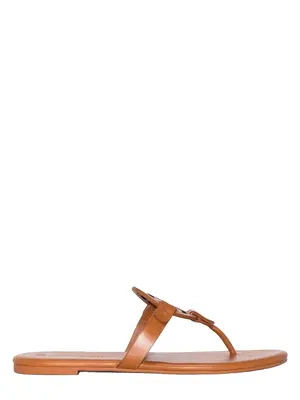 Tory Burch Miller Soft Logo Sandals - Brown
